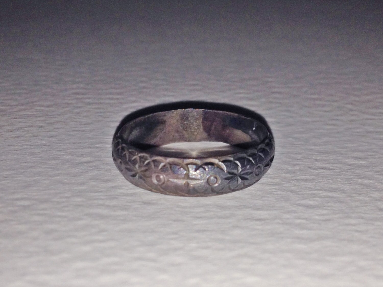 Early 20th Century Bright-cut Engraved Silver Band - Etsy