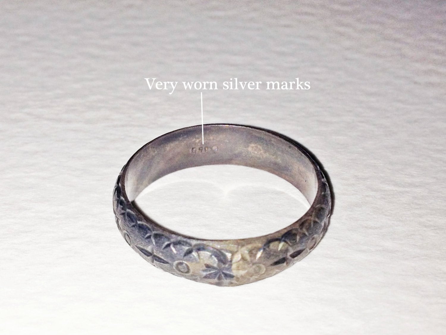 Early 20th Century Bright-cut Engraved Silver Band - Etsy