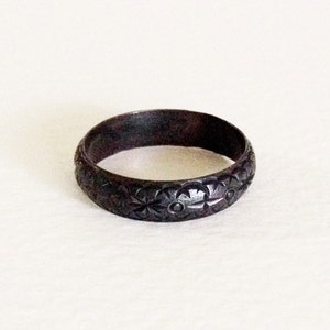 Early 20th Century Bright-cut Engraved Silver Band - Etsy