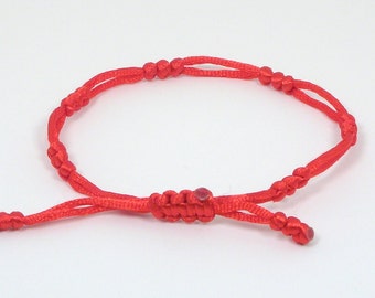 Good Luck Red String the Zodiac Bracelet | Etsy