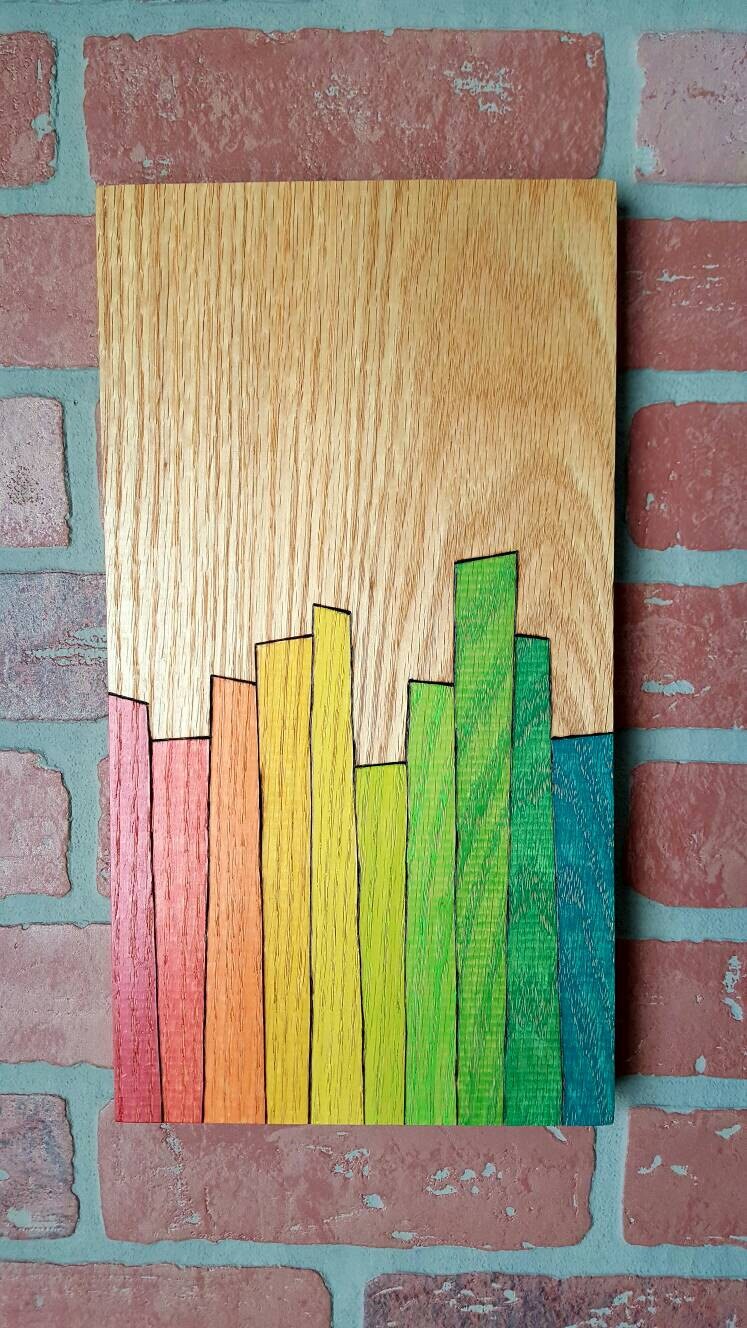 Wood burned Art Original Abstract Unique Art on Wood | Etsy