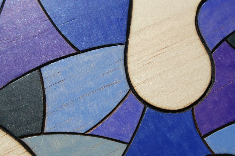 Modern Home Decor Modern Art Contemporary Design Original Purple ...