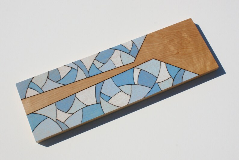 Original Art Abstract Modern Art Pyrography Prismacolor | Etsy