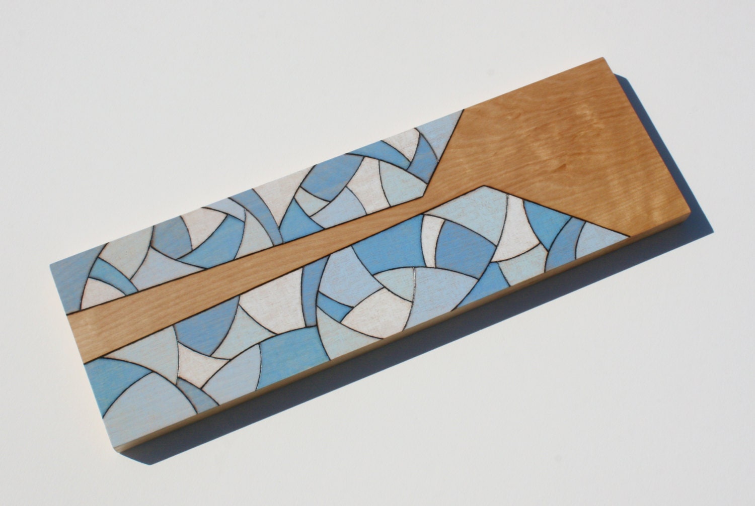 Original Art, Abstract Modern Art, Pyrography, Prismacolor Pencil ...