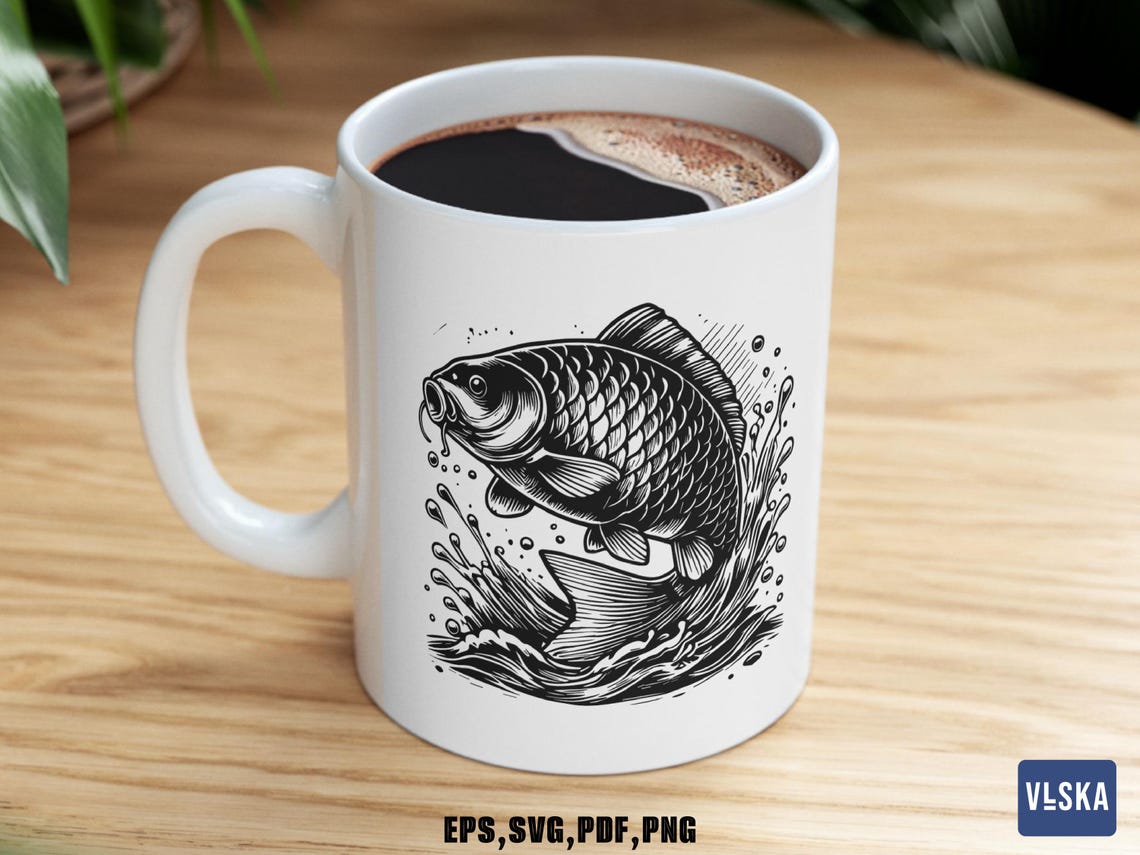 Carp Fishing Vector SVG Bundle | Carp Fishing SVG | Fishing SVG ...