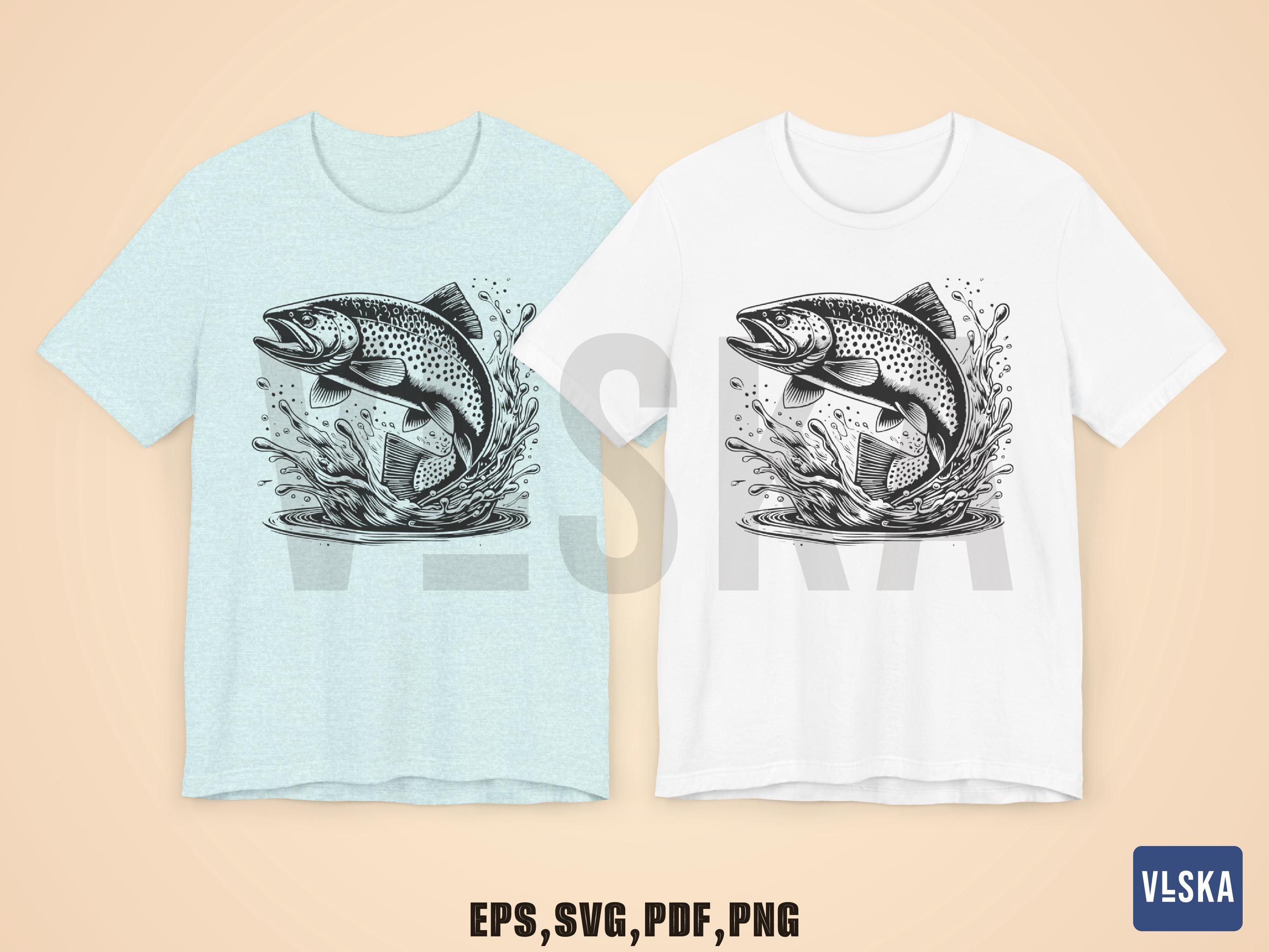 50 Trout Fishing SVG Clipart Bundle | Trout Fishing SVG | Trout ...