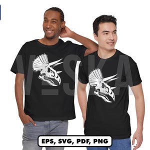 Triceratops Head Skull SVG, Dinosaur Head Svg, Dino Tshirt, Dinosaur ...