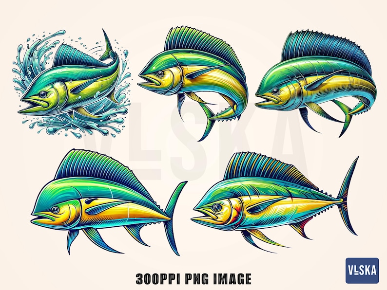 Mahi Mahi Fish PNG Bundle | Mahi Mahi Fishing Png | Fishing Png ...