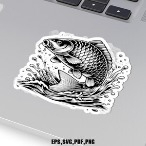 Carp Fishing Vector SVG Bundle | Carp Fishing SVG | Fishing SVG ...