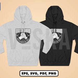 Brotherhood Badge SVG for Print, Funny Brother Shirt Png, Brotherhood ...