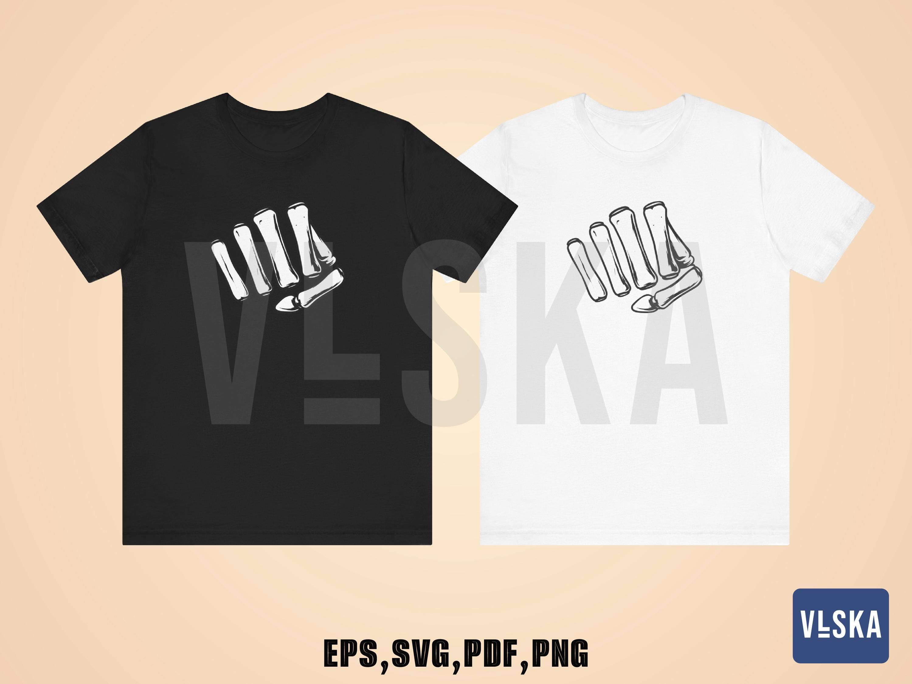 Skeleton Hand Poses Fist SVG Clipart | Hand Poses PNG | Skeleton SVG ...