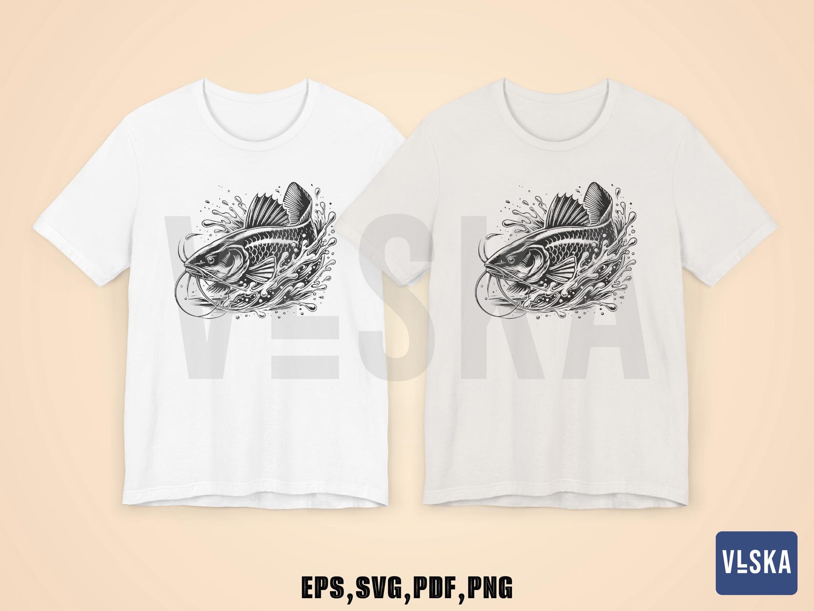 Catfish SVG Clipart Bundle | Catfish Cut Files | Catfish Clipart | Fish ...