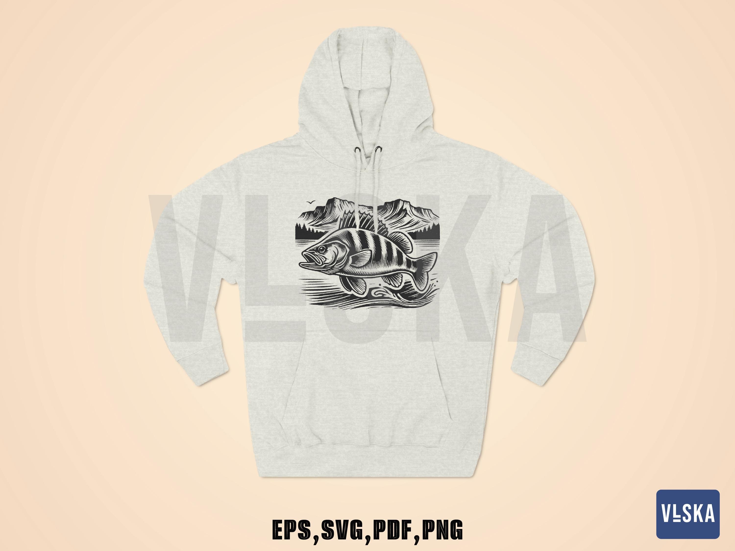 Perch Fish Vector SVG Bundle | Perch Fishing SVG | Fishing SVG ...