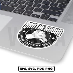 Brotherhood Badge SVG for Print, Funny Brother Shirt Png, Brotherhood ...