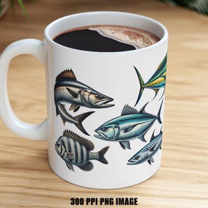 Saltwater Fish PNG Clipart Bundle | 28 Sea Fish Designs for T-shirt ...