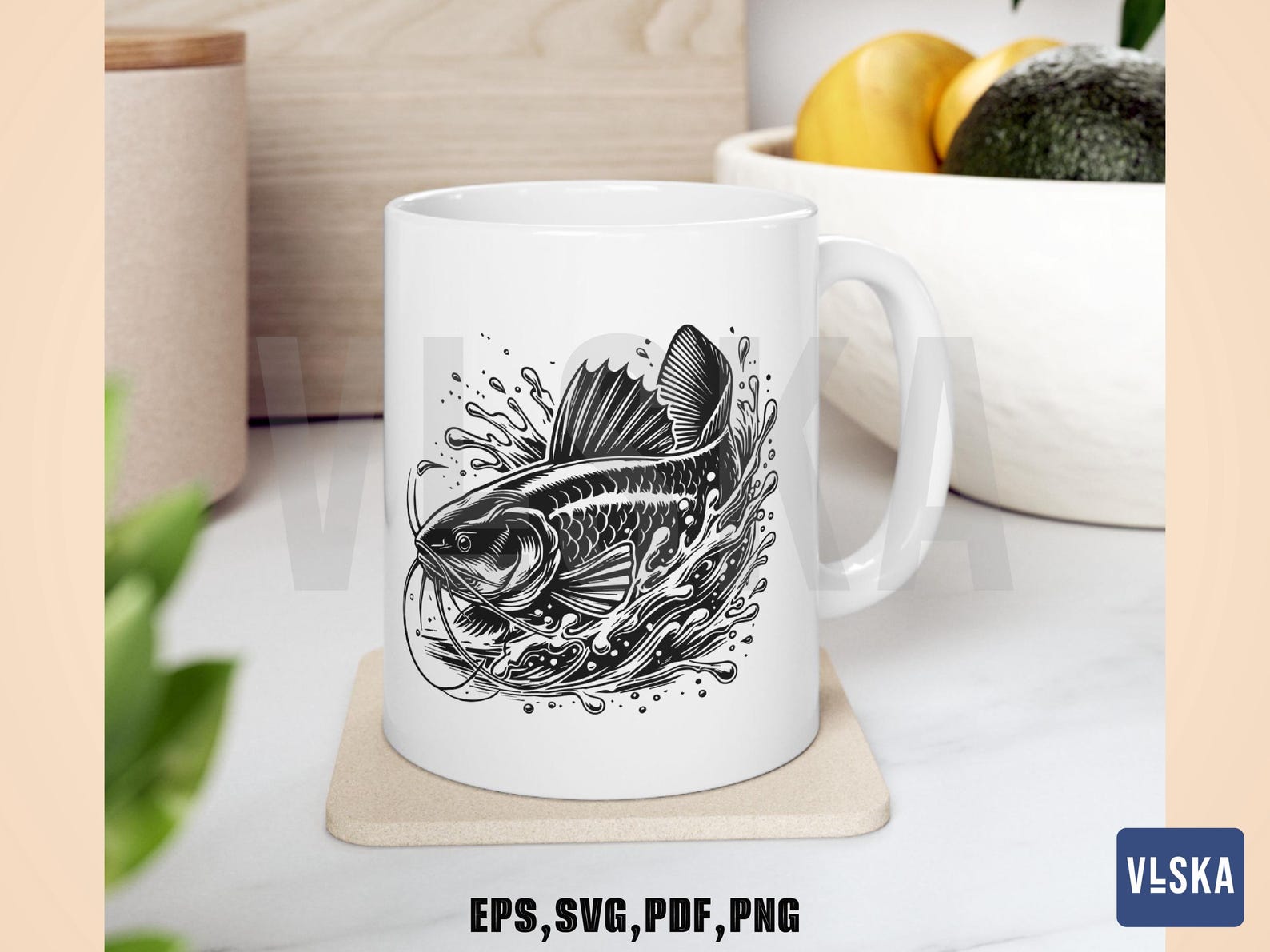 Catfish SVG Clipart Bundle | Catfish Cut Files | Catfish Clipart | Fish ...