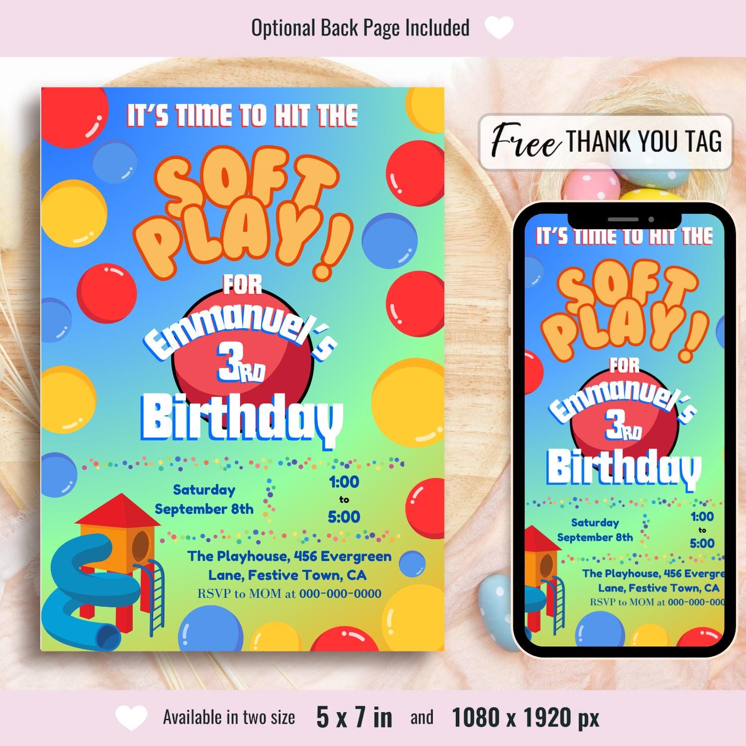 Dodgeball Party Invitation Editable Soft Play Template Kids Birthday ...