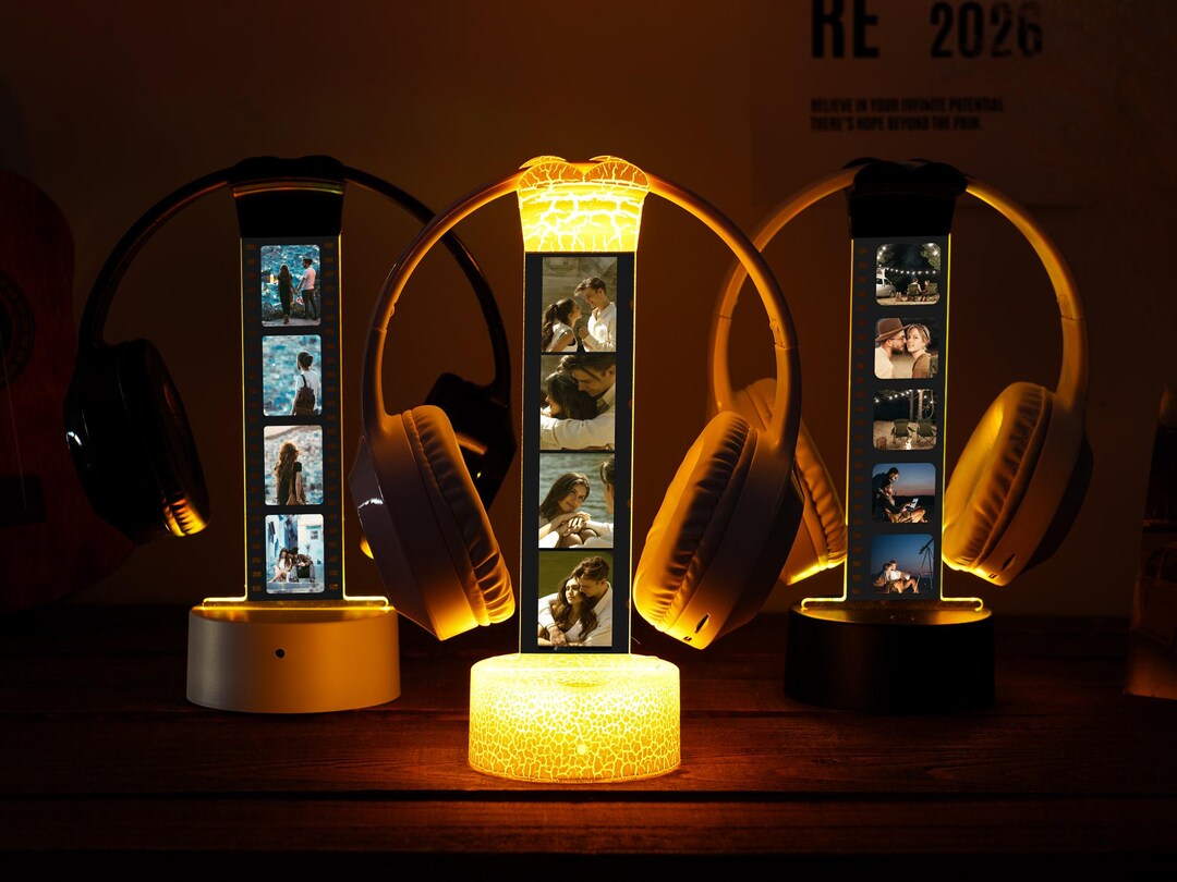 Custom Headphone Stand RGB Light Headset Holder: Perfect for Gaming ...