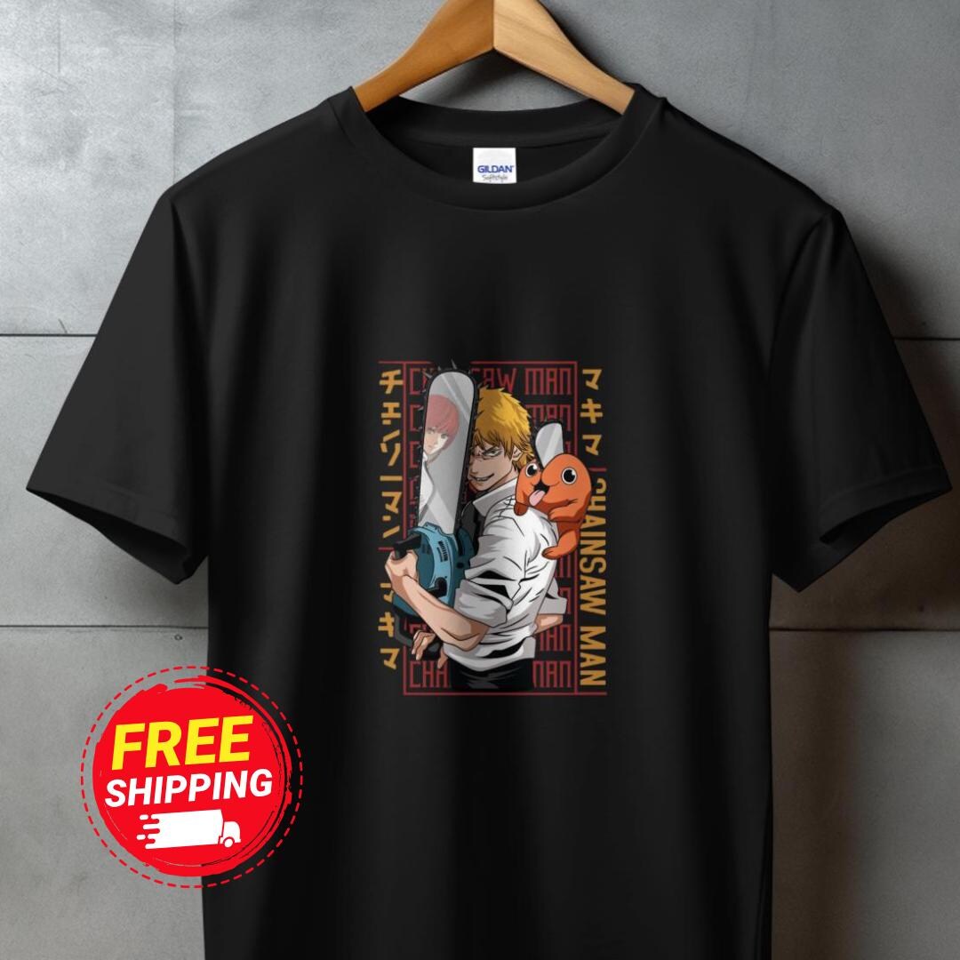 Chainsaw Man Shirt, Denji Shirt, Pochita Shirt, Anime Lovers Shirt ...