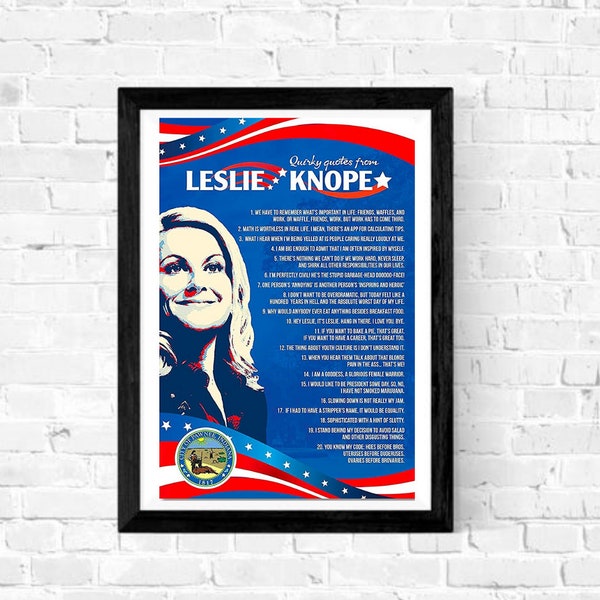 Leslie Knope - Etsy