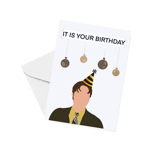 It is Your Birthday Cake Topper/ Dunder Mifflin/ the Office/ - Etsy