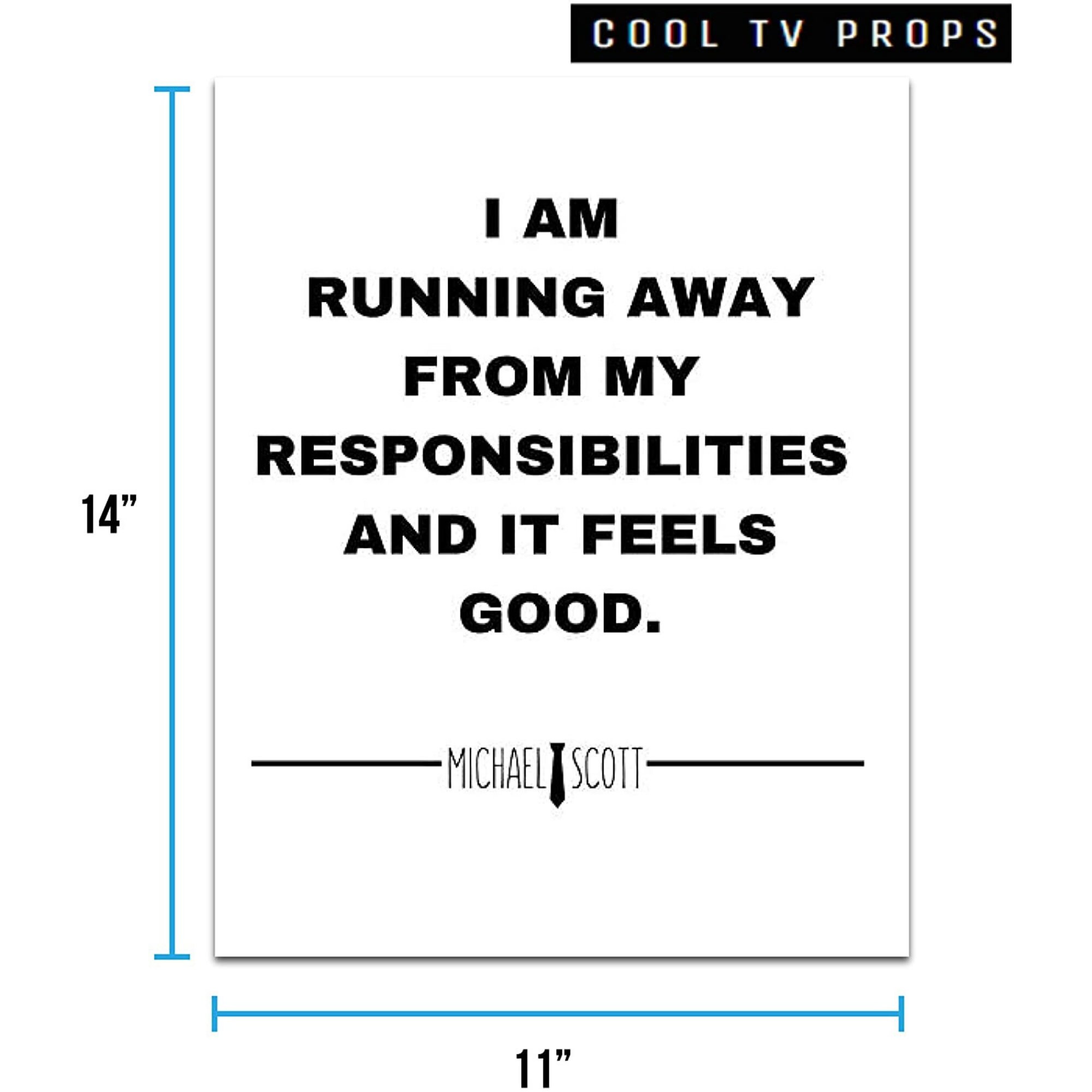 Michael Scott Iconic Quotes Set of 3 Poster Prints 11x14 | Etsy