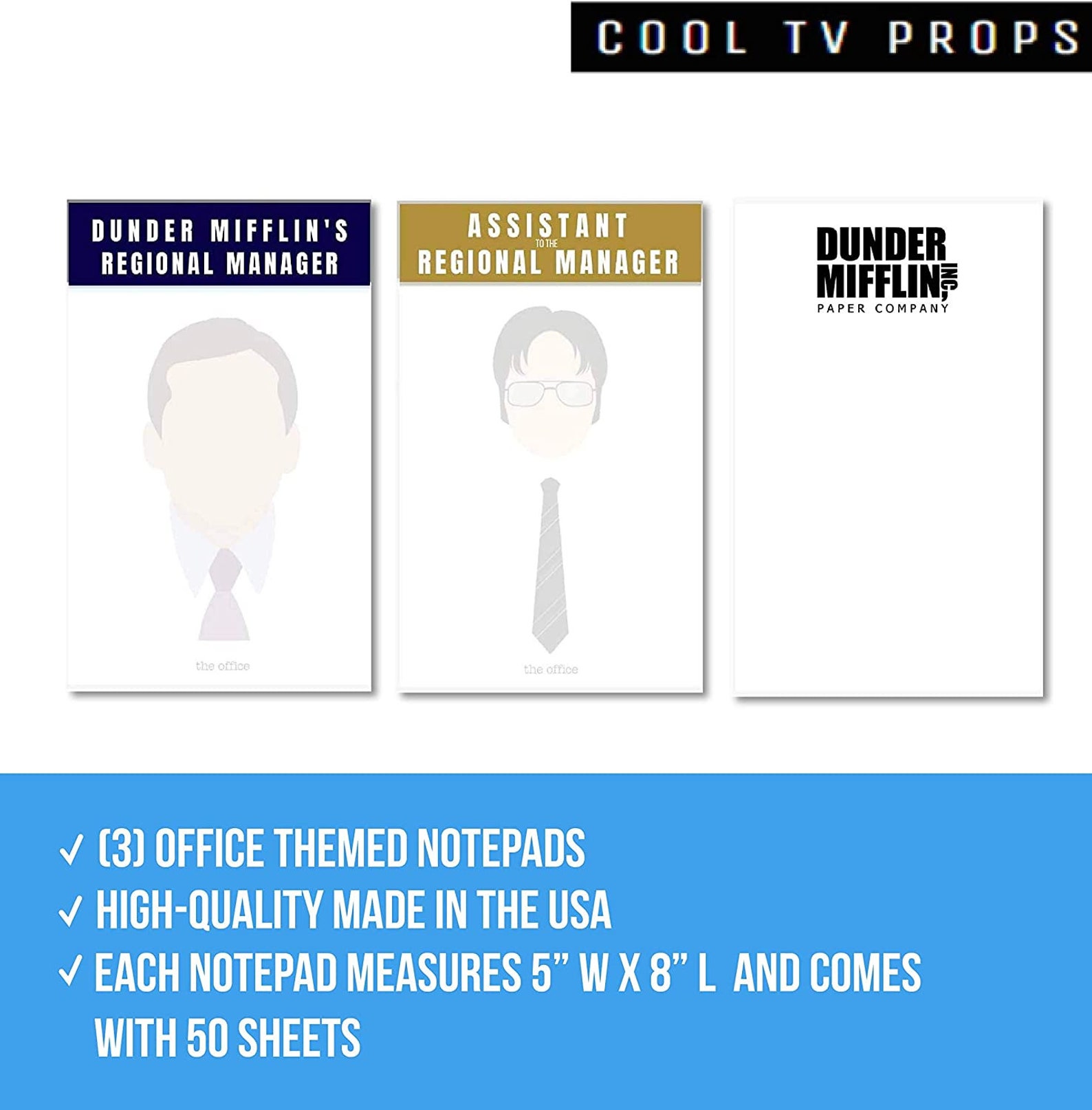 The Office Notepad Set of 3 5 W x 8 L | Etsy