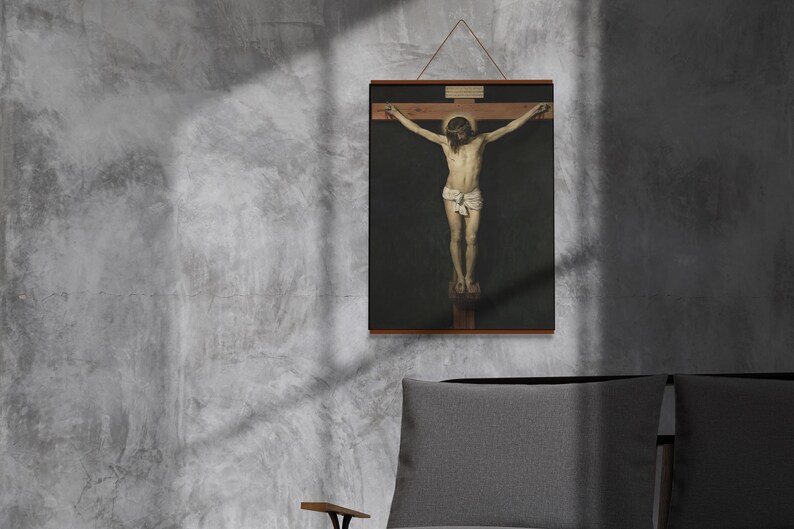 Christ Crucified by Diego Velazquez | Premium Canvas Wall Art | Floating Frame & Custom Framing ...