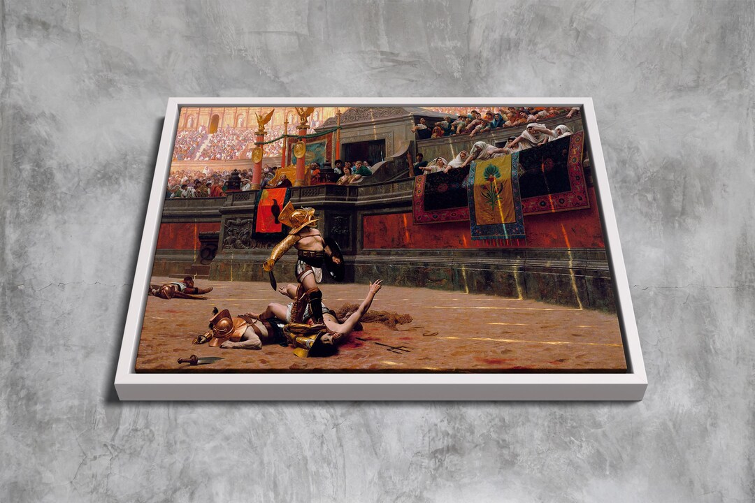Pollice Verso (1872) by Jean-léon Gérôme | Premium Framed Canvas Art ...