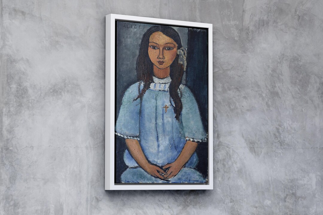 Alice (1918) by Amedeo Modigliani | Canvas Wall Art | Modernist ...