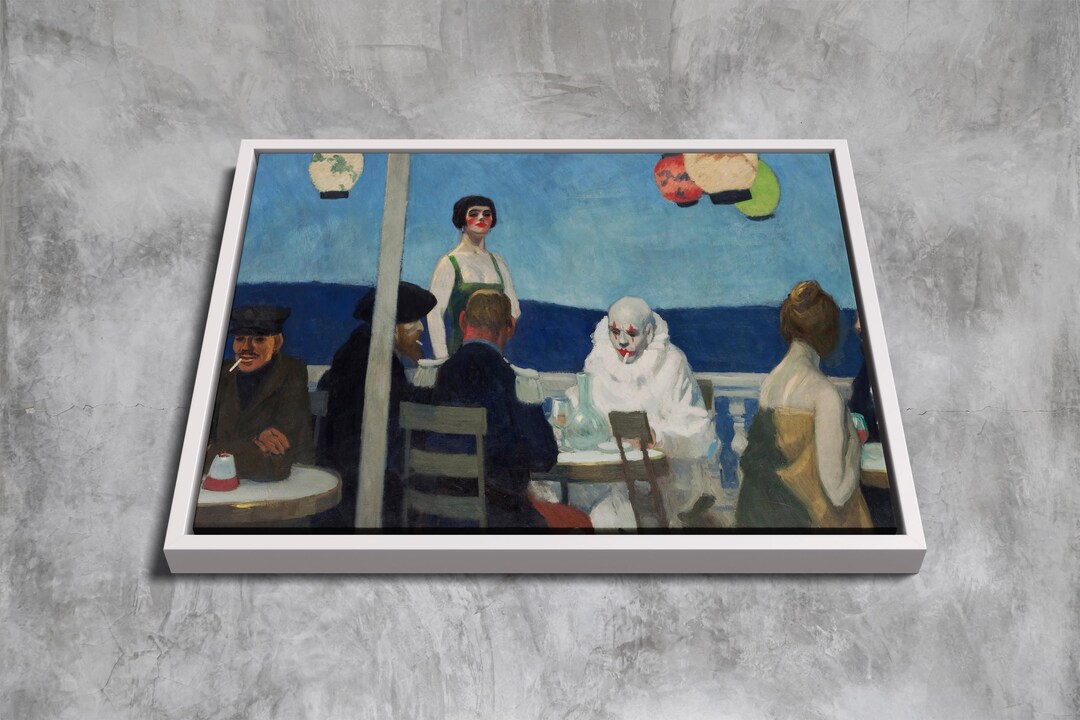 Soir Bleu (1914) by Edward Hopper | Framed Canvas Wall Art | Iconic ...