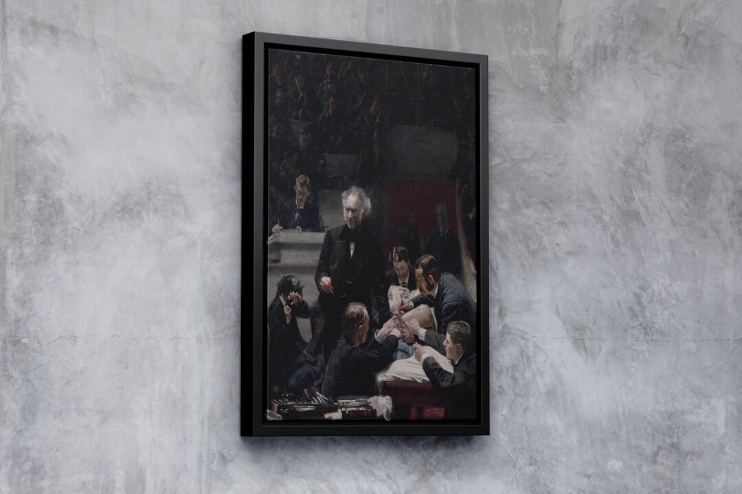 The Gross Clinic (1875) by Thomas Eakins | Premium Framed Canvas Art ...