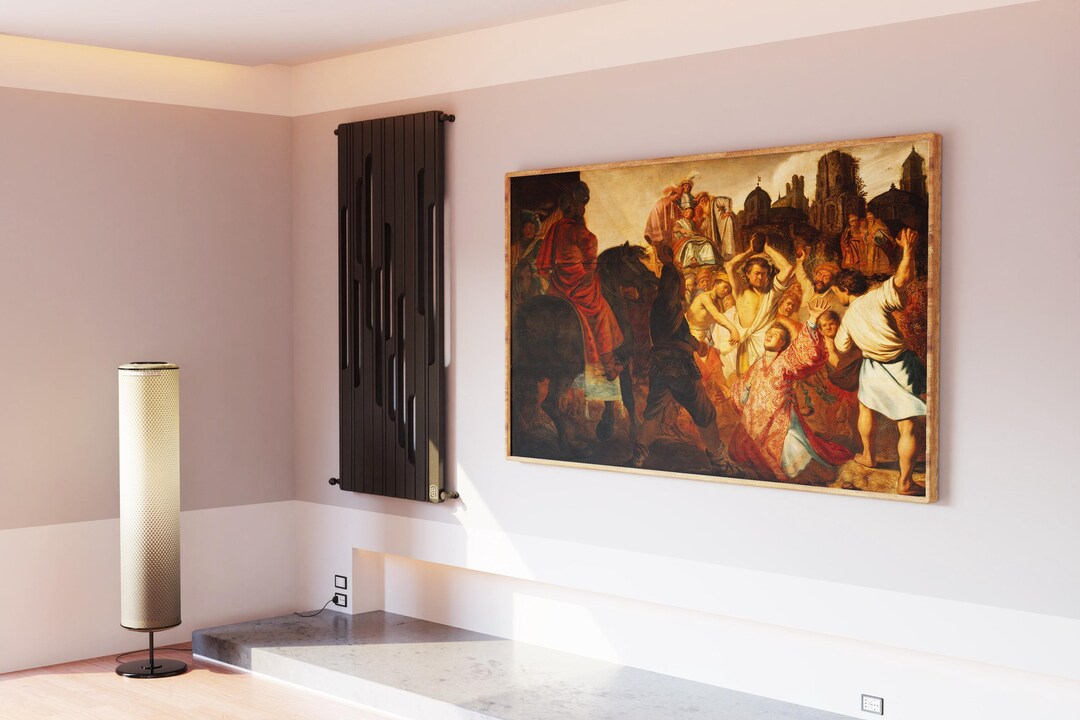 The Lapidation of Saint Stephen (1625) by Rembrandt | Biblical Canvas ...