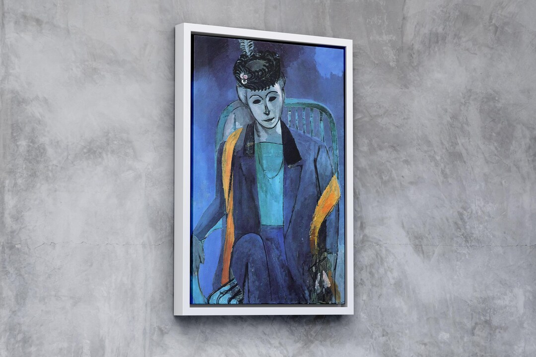 Portrait of Mme Matisse (1905) by Henri Matisse – Bold Fauvist Canvas ...