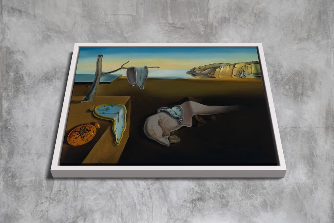 The Persistence of Memory by Salvador Dalí, Iconic Surrealist Canvas ...