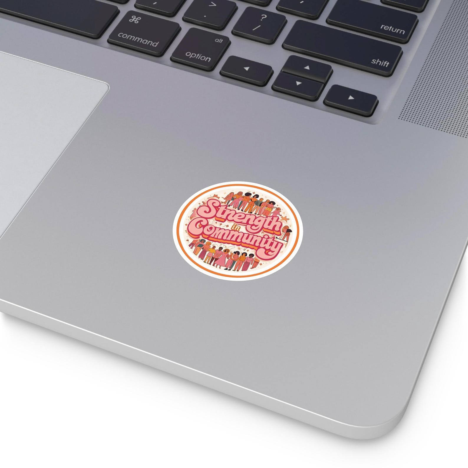 Strength in Community Circle Sticker, Social Worker Gift, Community ...