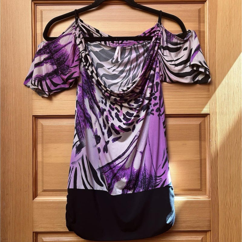 80s Animal Print Tops - Etsy
