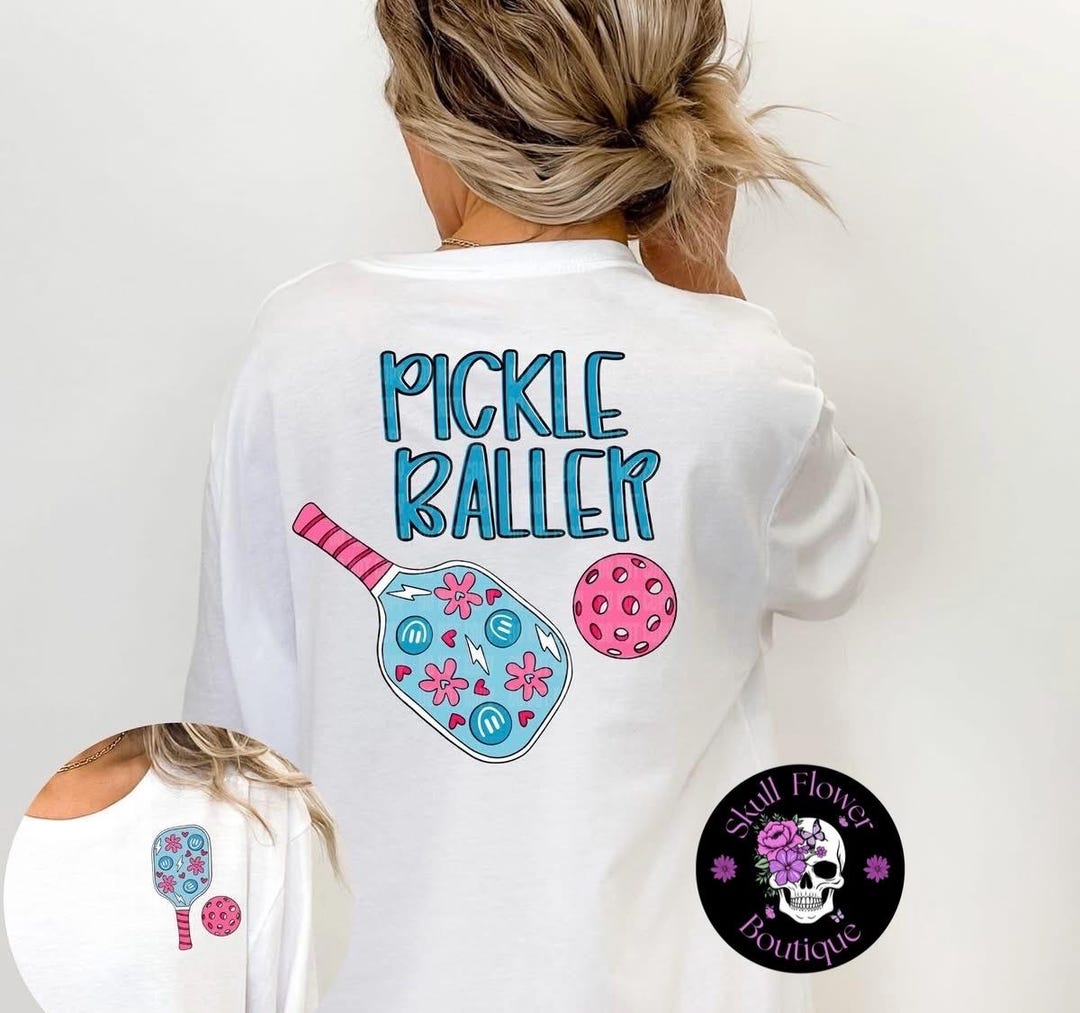 Cute Pickle Ball Shirt, Pickle Baller Shirt, Pickle Ball Game, Pickle ...