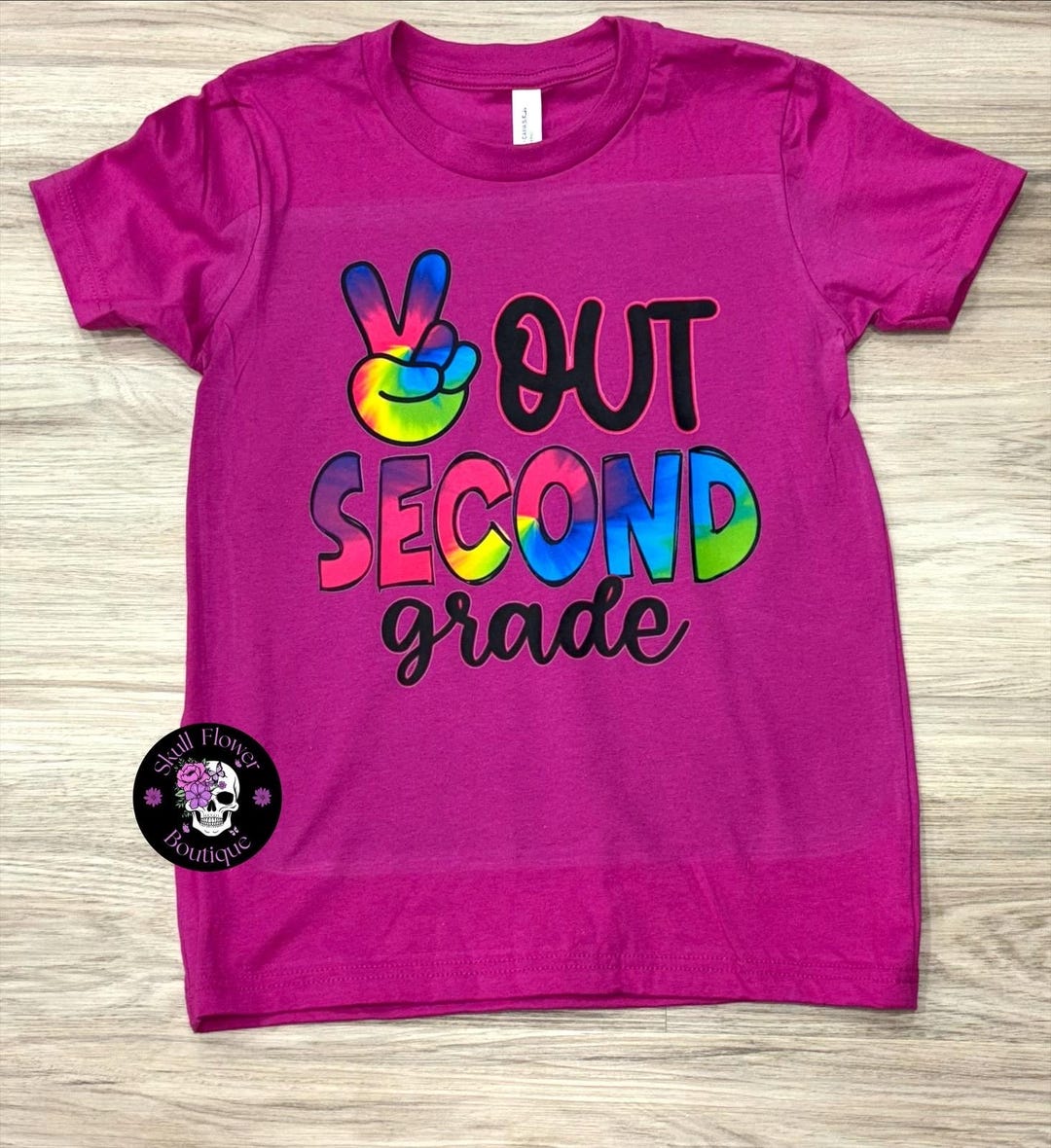 Peace Out 2nd Grade, End of School Year Shirt, Second Grade Graduation ...