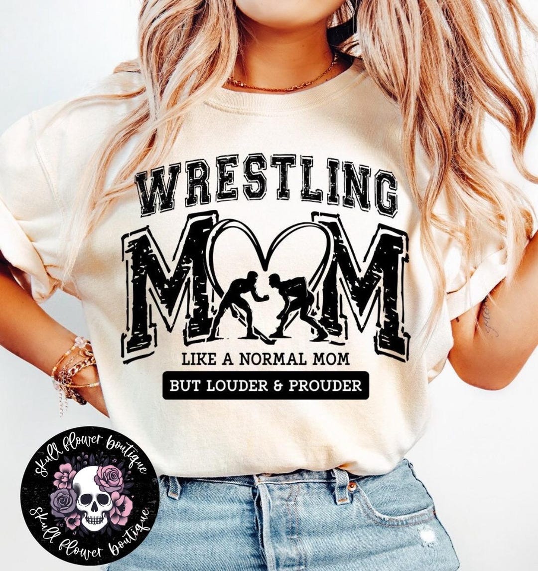 Wrestling Mom Shirt, Wrestling Mama, Loud and Proud Wrestling Mom ...