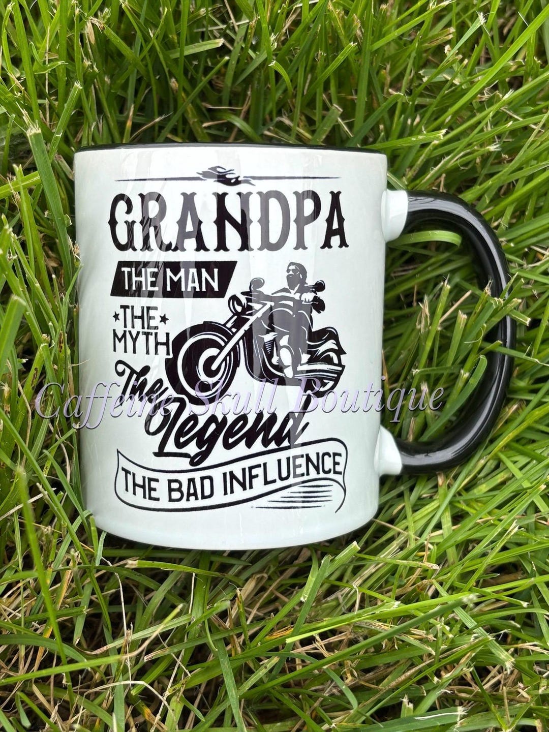 Motorcycle Grandpa Mug, Grandpa the Man the Myth the Legend, Biker ...