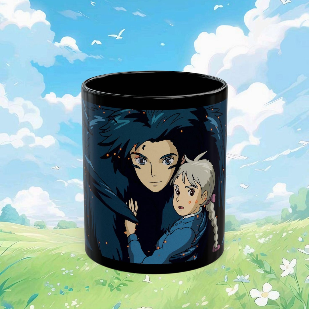 Howl's Moving Castle Ceramic Mug Ghibli-inspired Design, 11oz & 15oz ...
