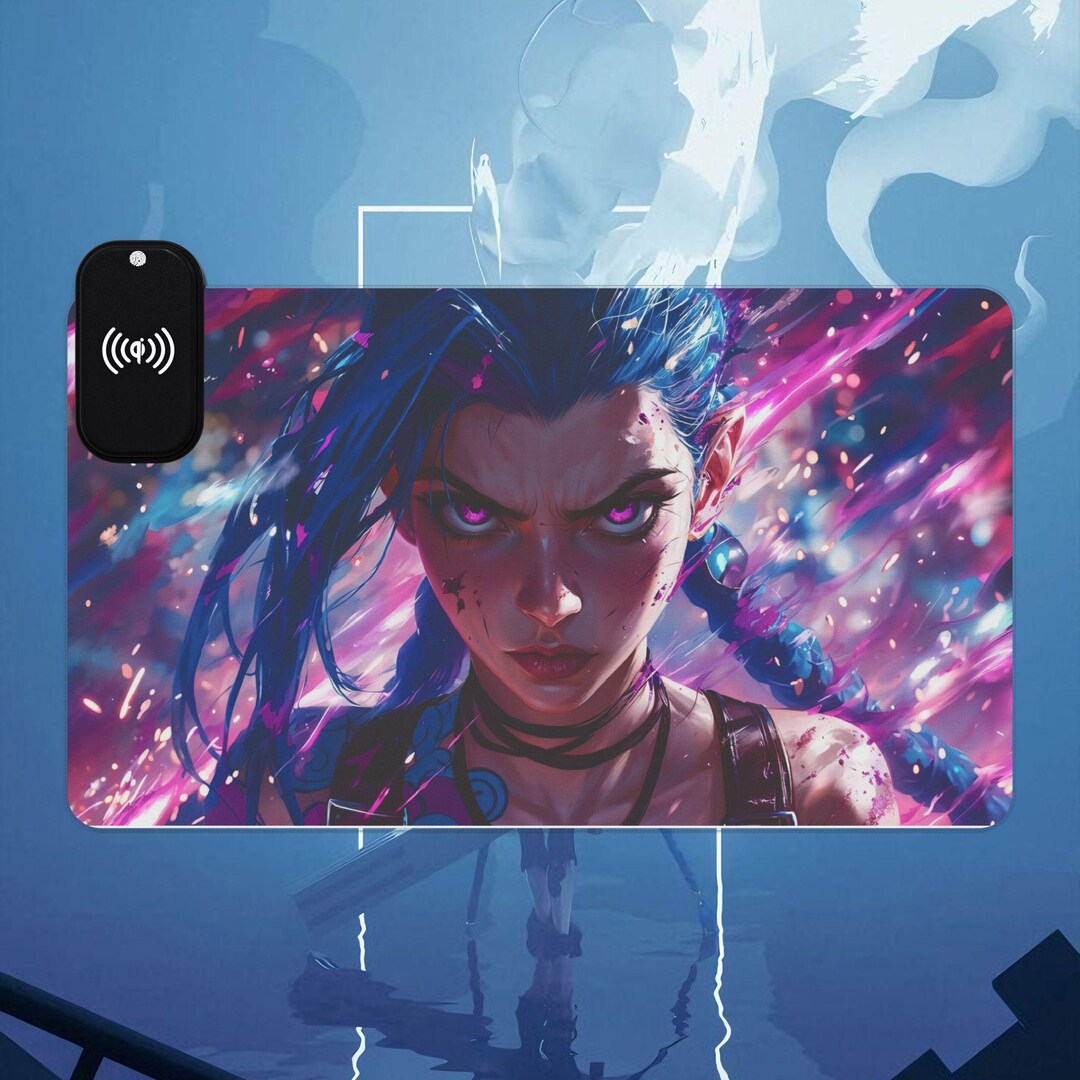 ARCANE LED Gaming Mouse Pad, Wireless Charging, League of Legends ...