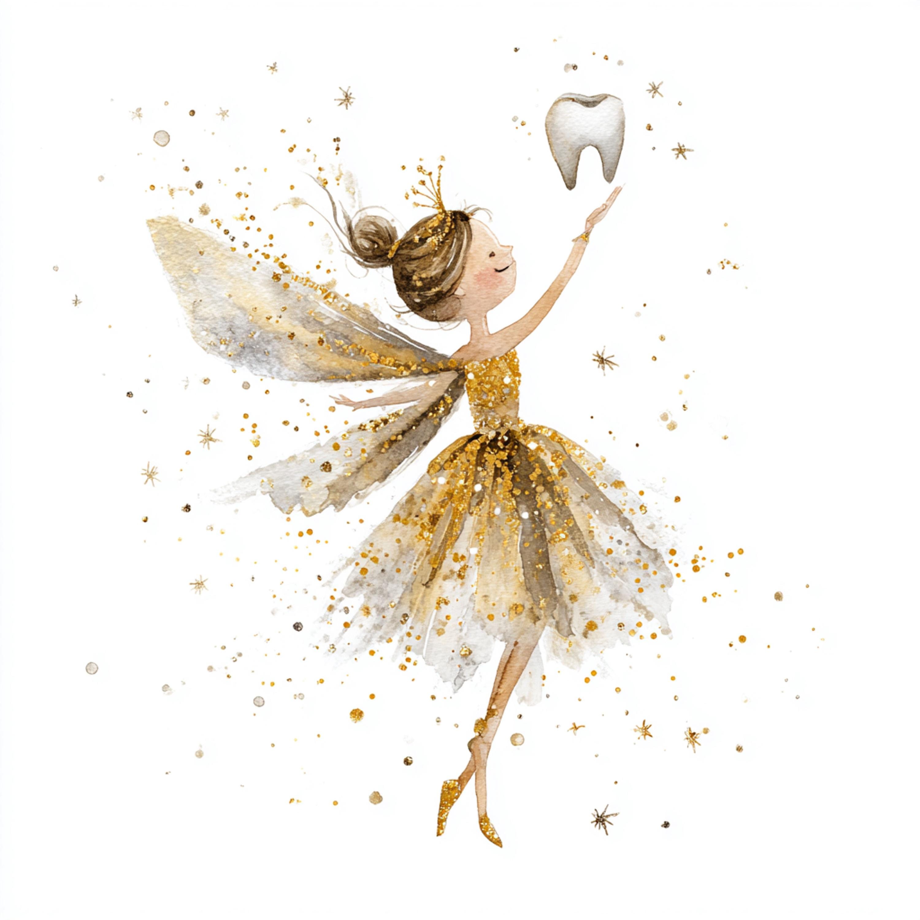 10 Printable Tooth Fairy, Tooth Fairy With Tooth, Charming and ...