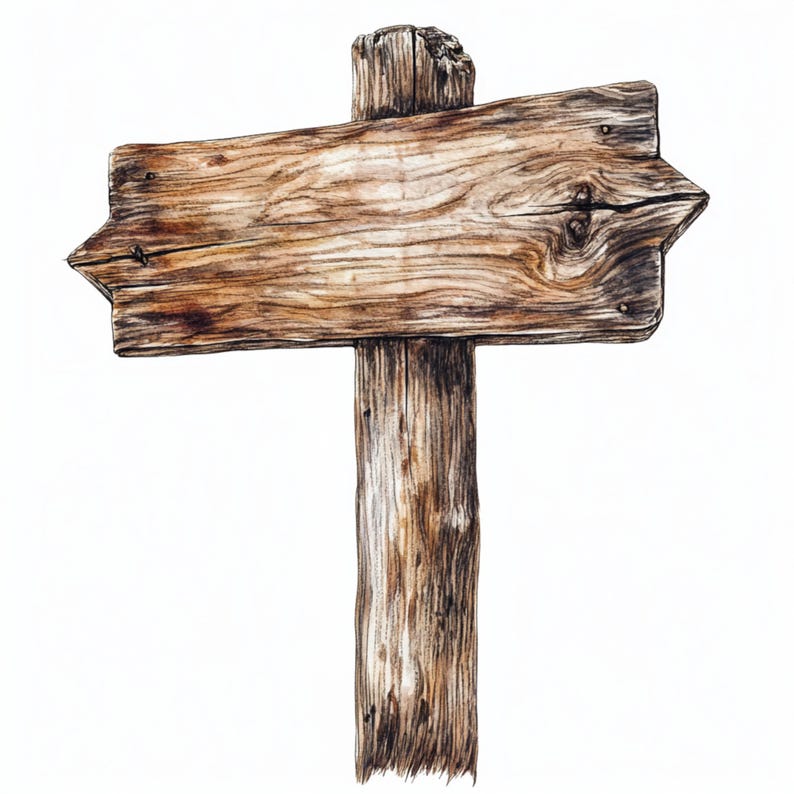 Printable Wooden Sign, Watercolor 10 Images, Wooden Sign Art, Rustic ...