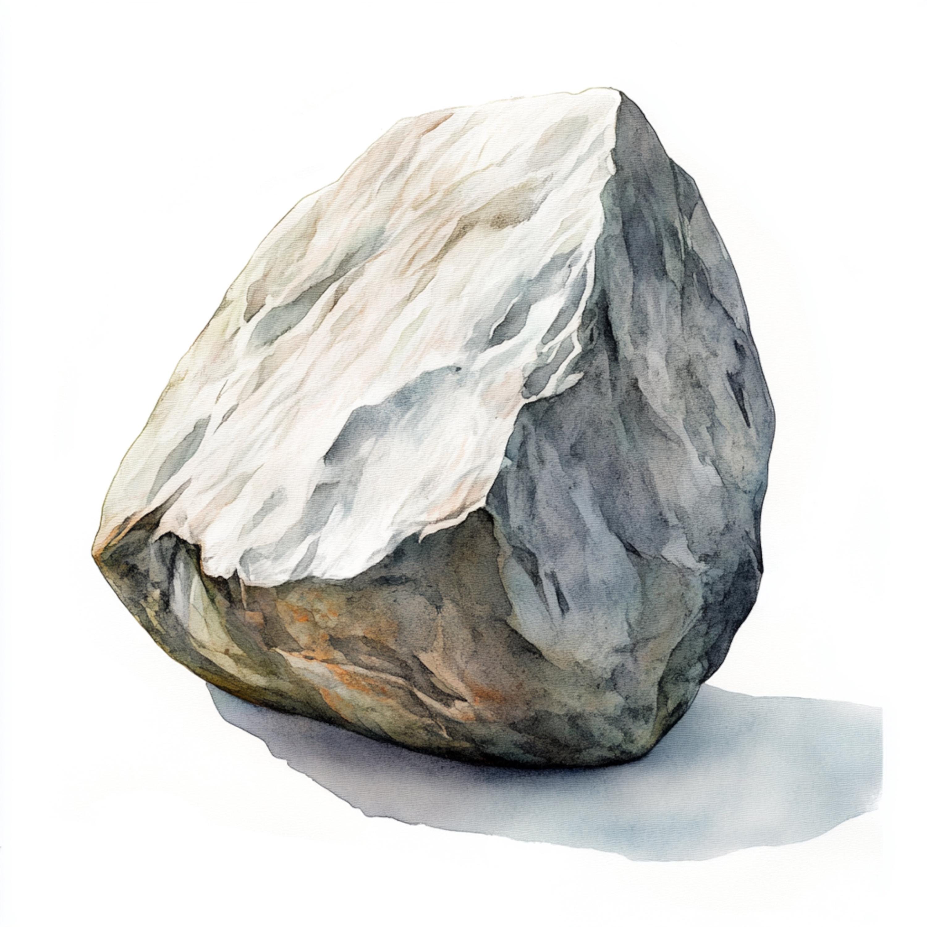 12 Printable Rock, Stones Watercolor, Nautical Clip Art, Painting ...