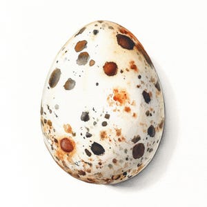 10 Printable Quail Eggs, Watercolor Easter Eggs Art, Easter Gift Decor ...