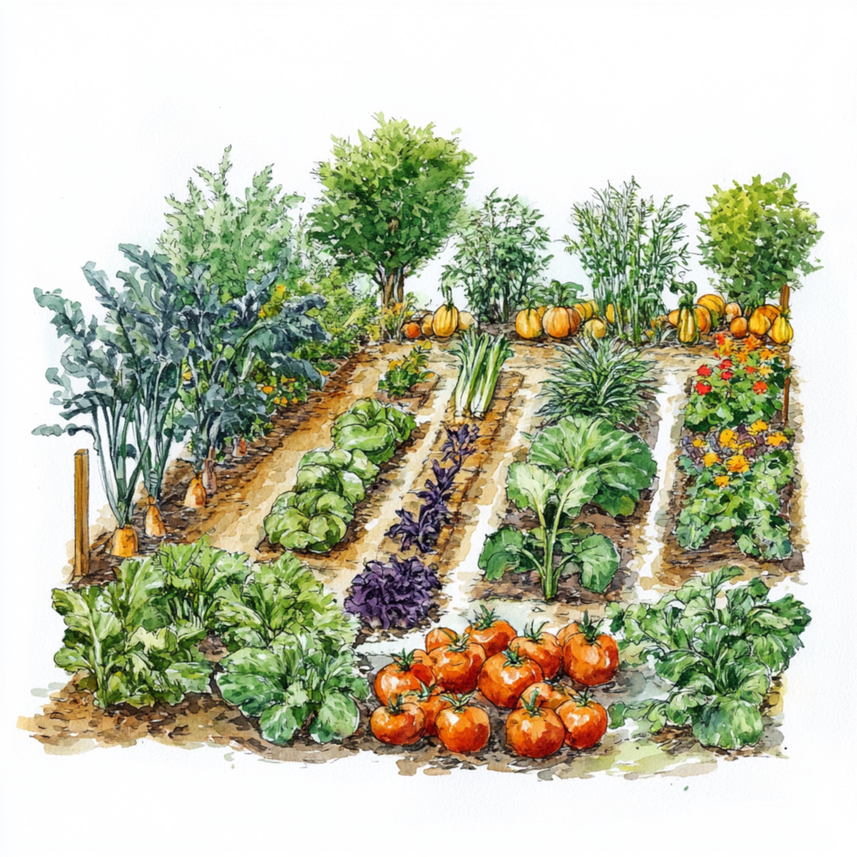 Raised Gardening Clip Art