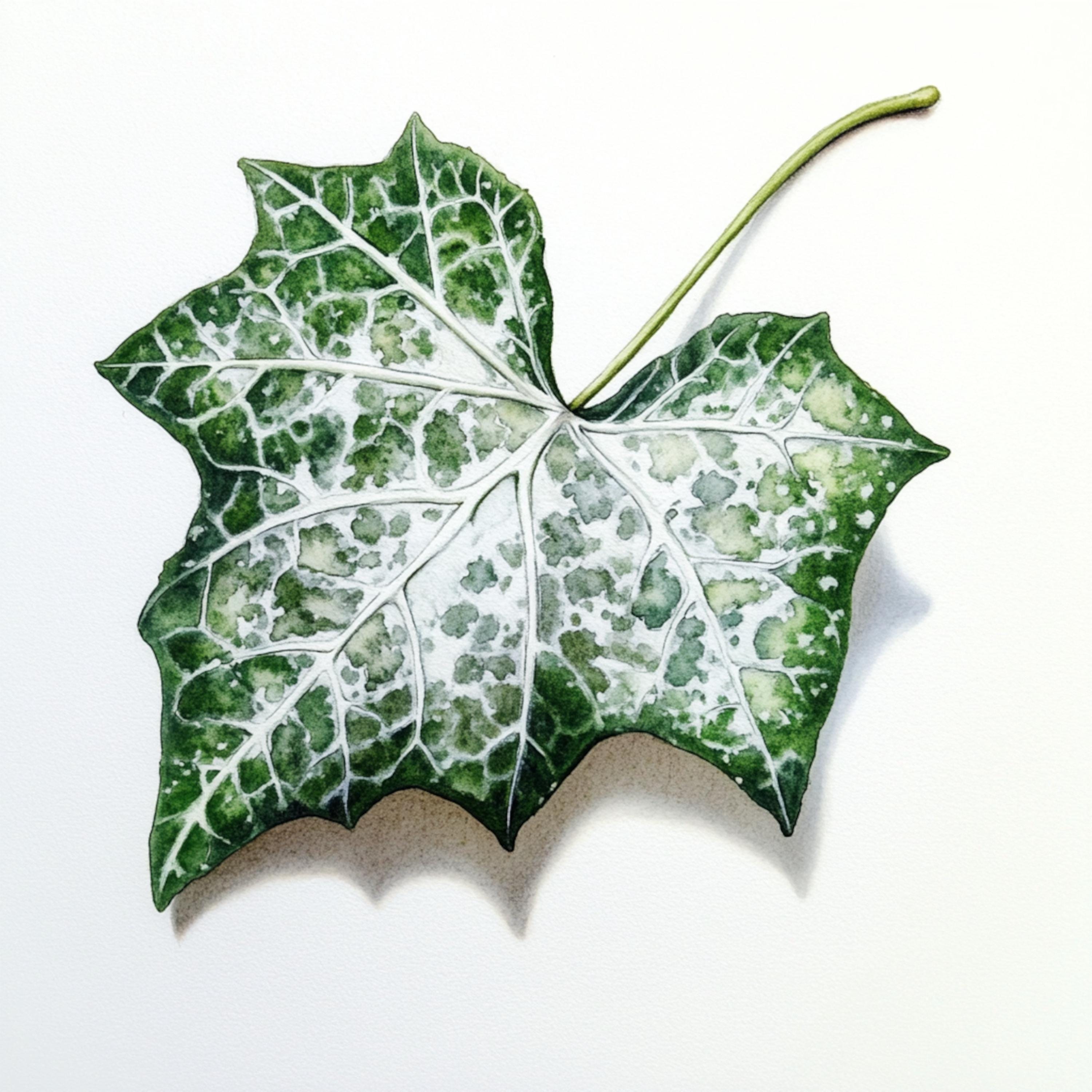Printable Ivy Leaf Decor, Watercolor 10 Images, Ivy Botanical Art ...