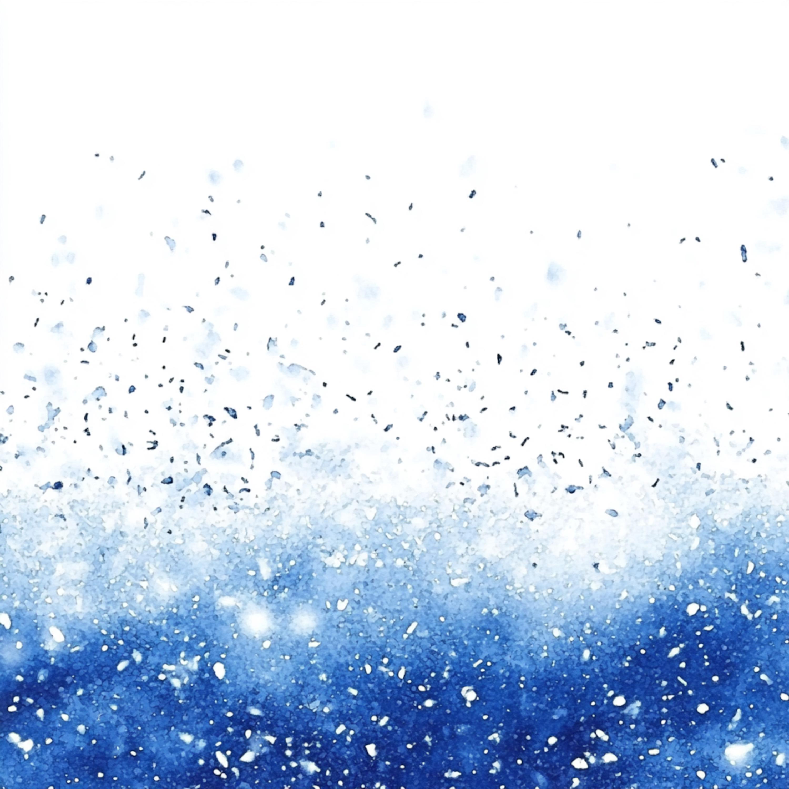 Winter Weather, Falling Snow Watercolor Art, Christmas Clip Art ...